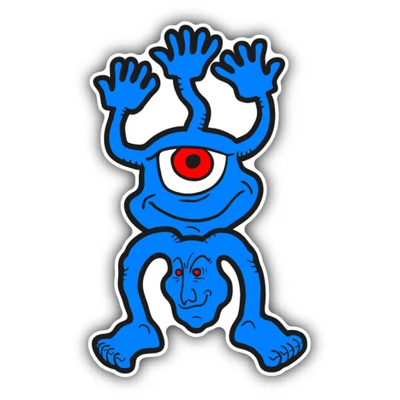 DOPASTICKER Monster Cyclops Cartoon Sticker Decal Phone Decal Water ...