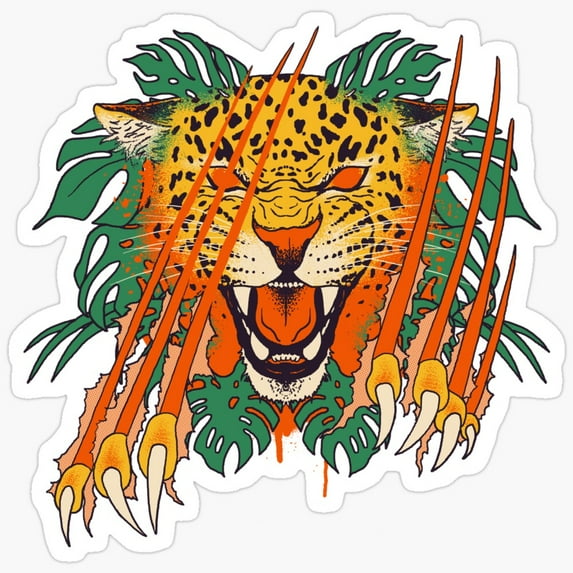 DOPASTICKER Monstera Pardus Ii Sticker Phone Sticker, Latop Sticker ...