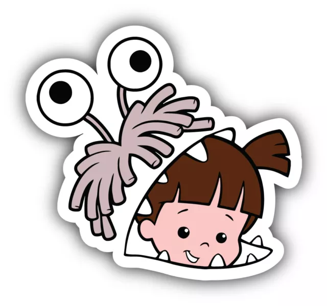 DOPASTICKER Monsters Inc Cartoon Boo Sticker Decal Phone Decal Water ...