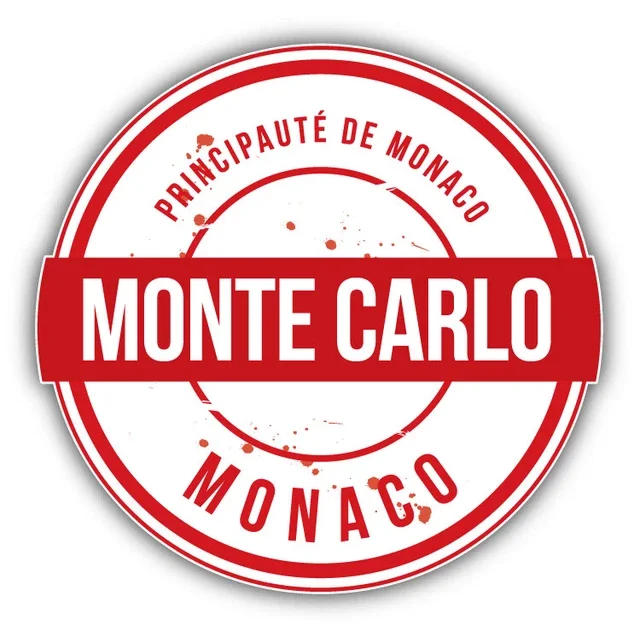 DOPASTICKER Monte Carlo City Monaco Grunge Travel Car Sticker Phone ...