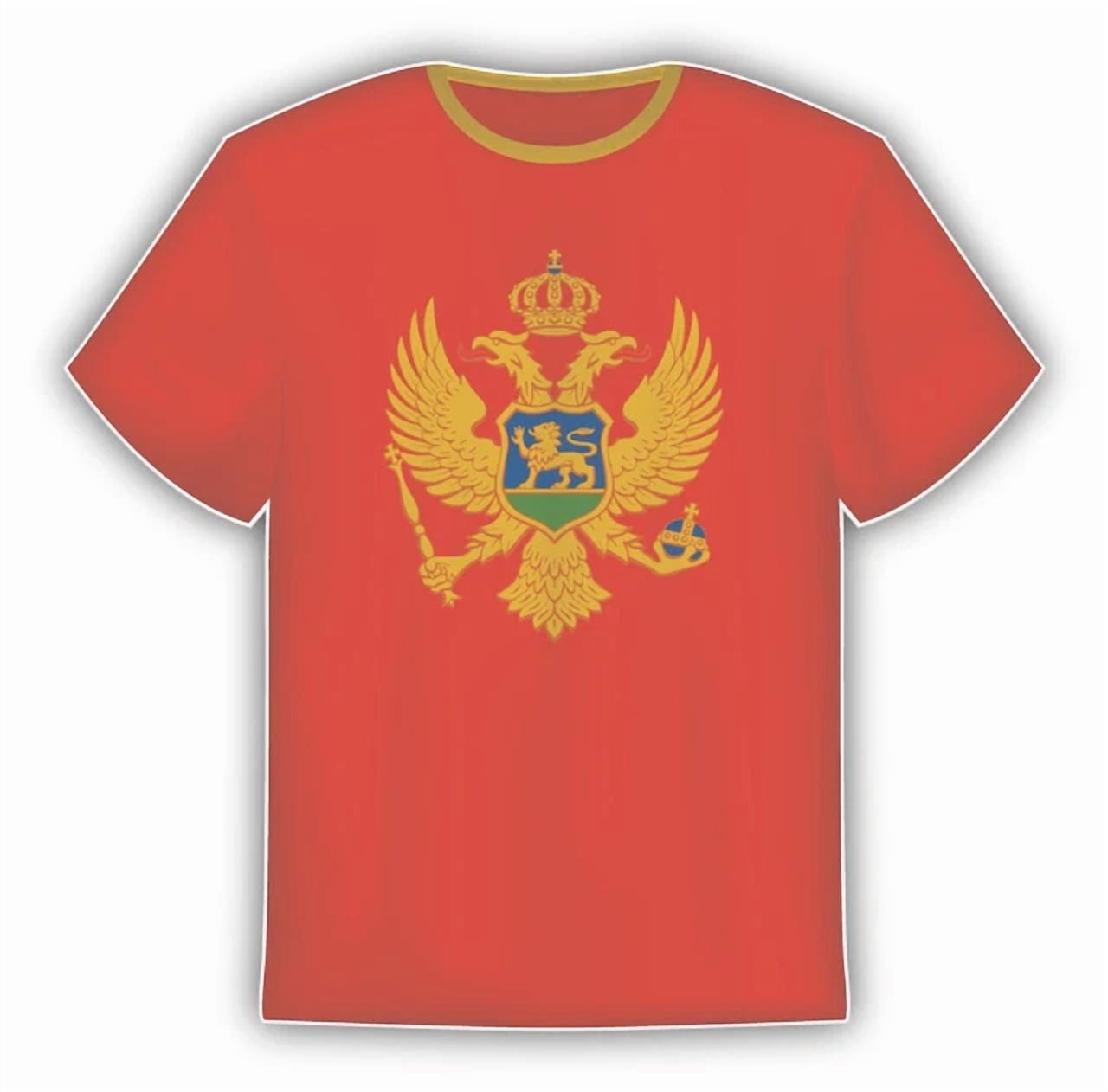 DOPASTICKER Montenegro Flag Sticker In The Form Of T Shirt Sticker ...