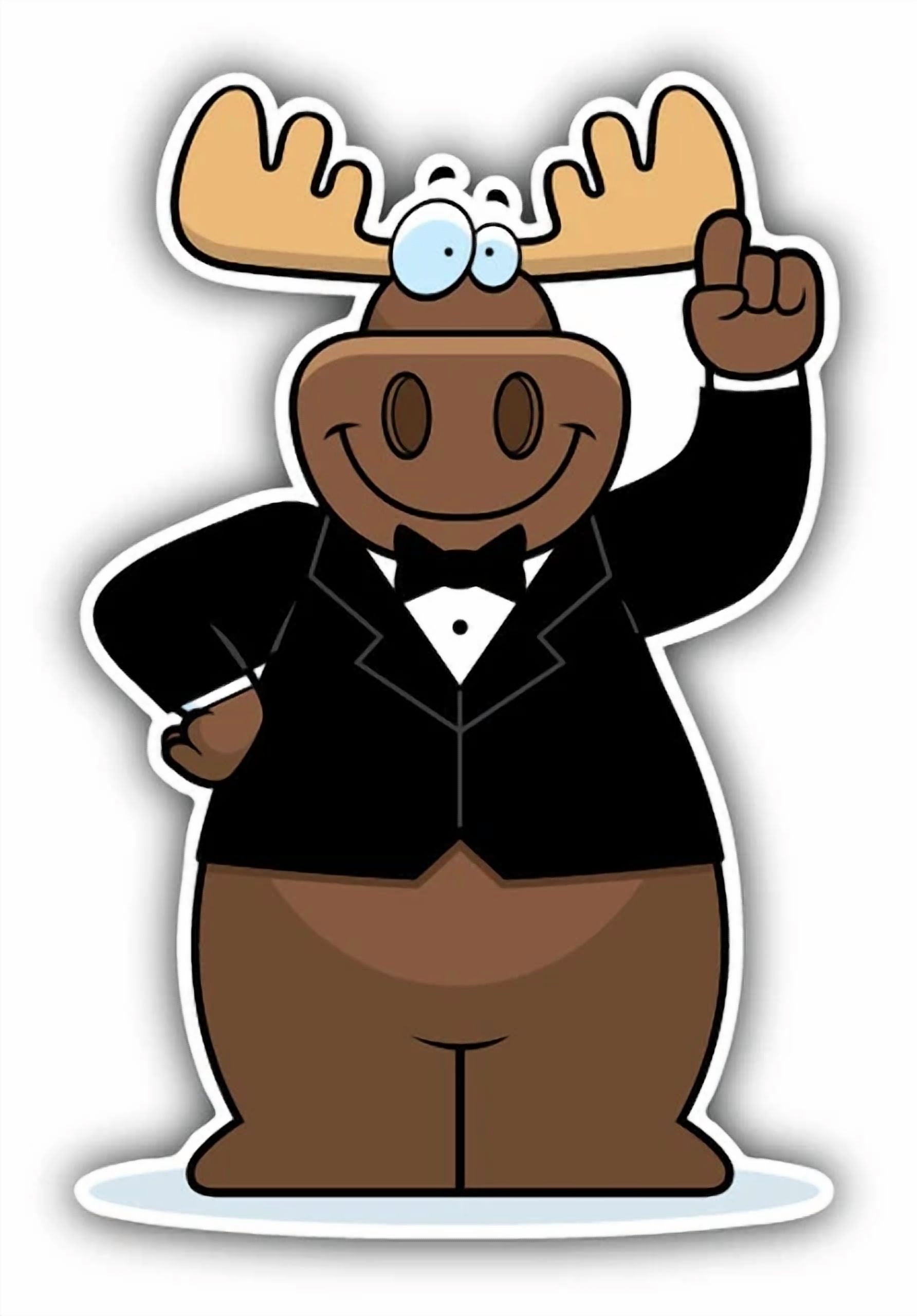 DOPASTICKER Moose Sticker Decal Phone Decal Water Bottle Stickers, Cars ...