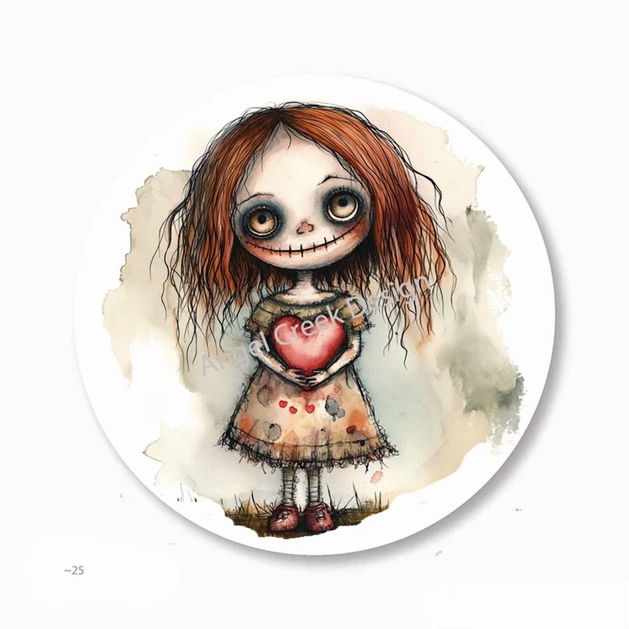 DOPASTICKER Morbid Voodoo Doll Hal.Low.Een Scrapbook Stickers Phone ...