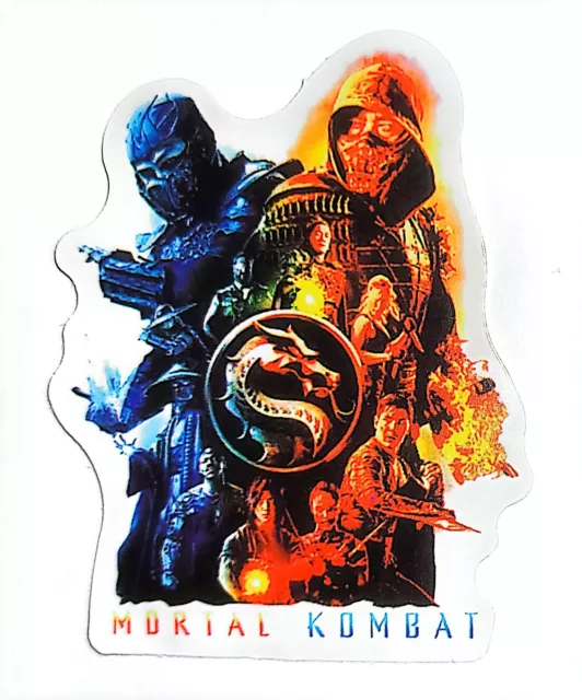 DOPASTICKER Mortal Kombat Scorpion Vs Subzero Anime Sticker Phone Decal ...