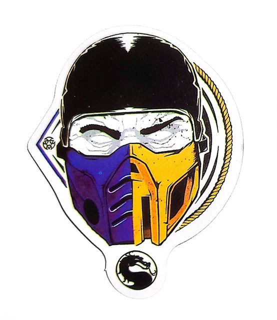 DOPASTICKER Mortal Kombat Scorpion Vs Subzero Anime Sticker Phone Decal ...