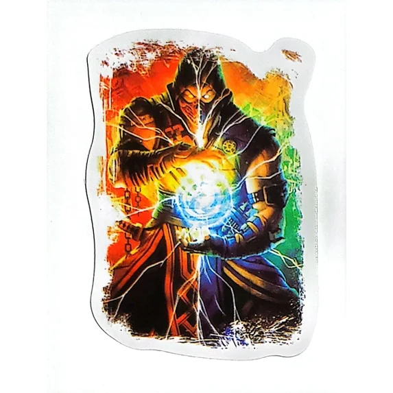 DOPASTICKER Mortal Kombat Scorpion Vs Subzero Anime Sticker Phone Decal ...