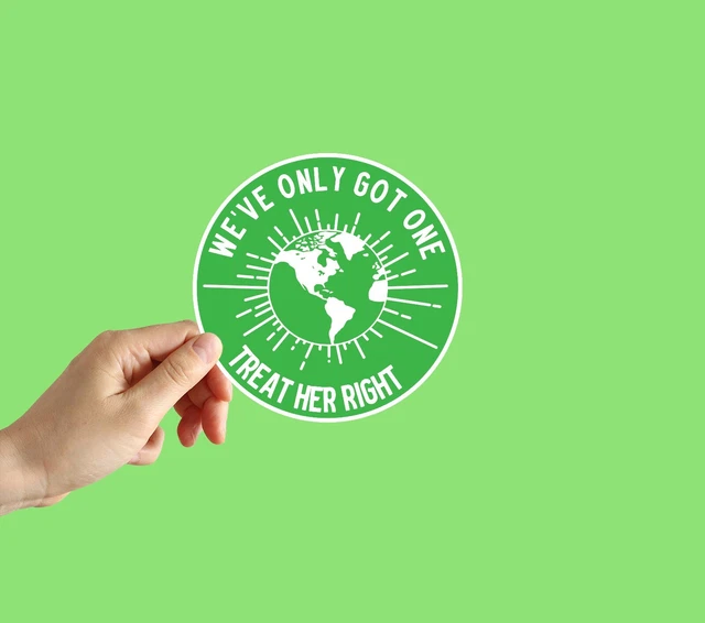 DOPASTICKER Mother Earth Sticker Climate Change Sticker Decal Phone ...