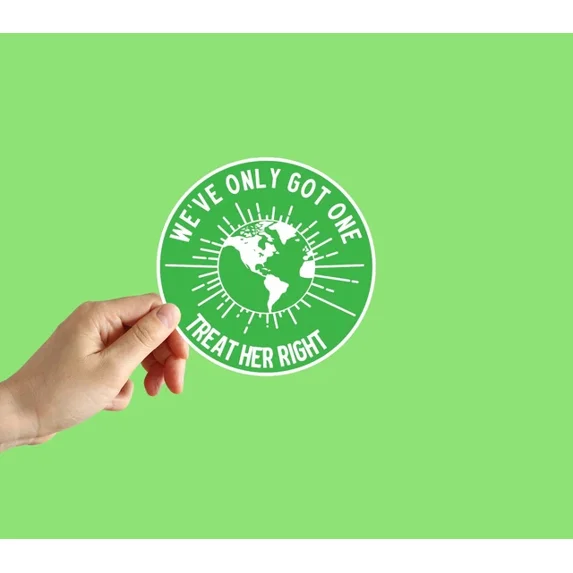 DOPASTICKER Mother Earth Sticker Climate Change Sticker Decal Phone ...