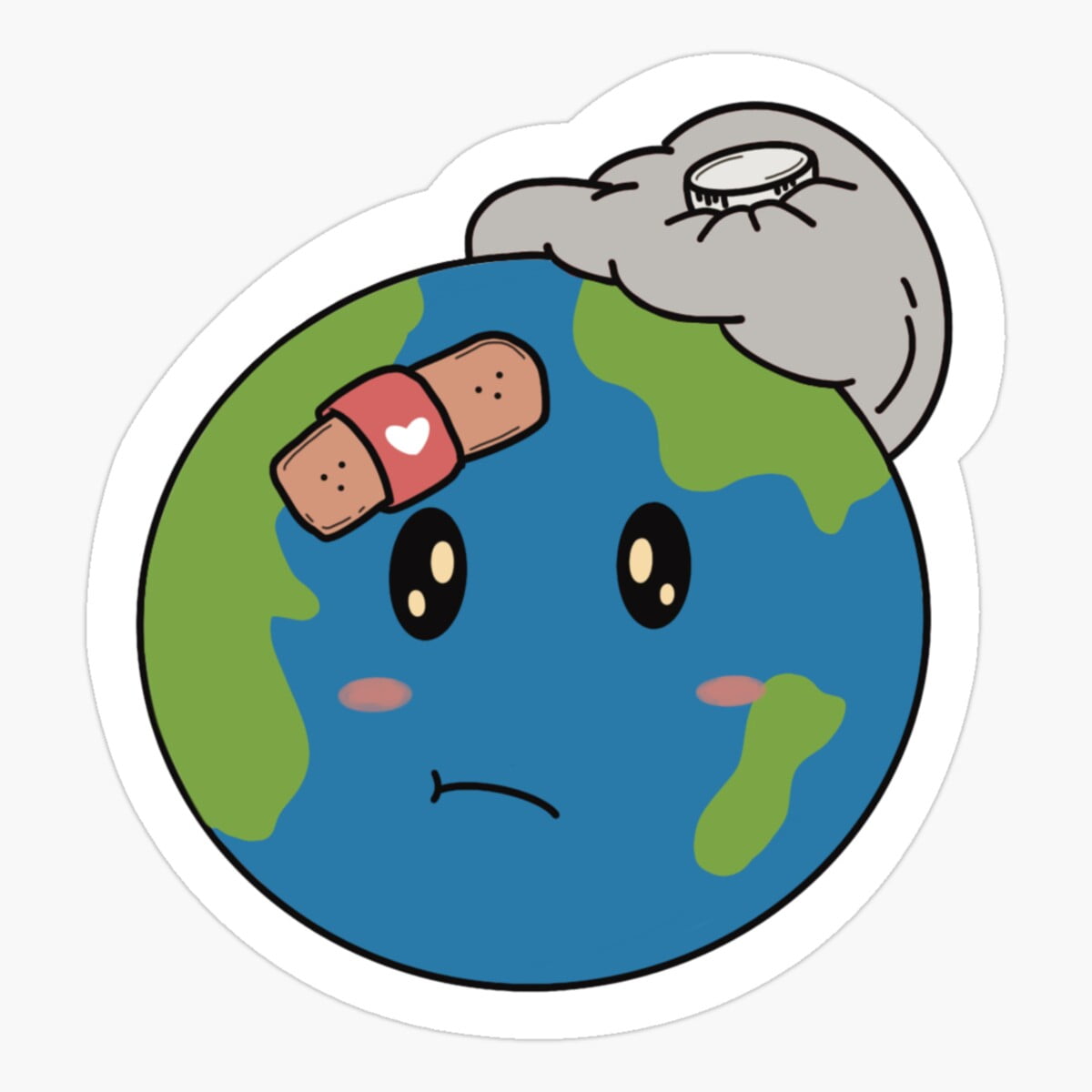 DOPASTICKER Mother Nature'S Got A Fever Sticker, Phone Sticker Car ...