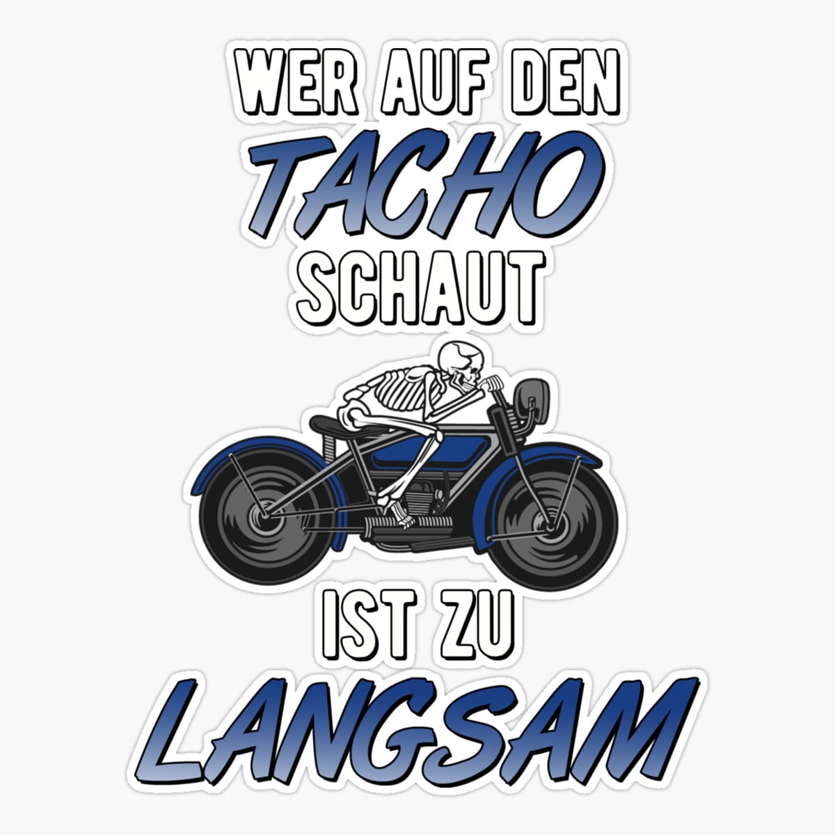 DOPASTICKER Motorbik.E Motorcyclist Bik.Er Saying Gift Sticker, Phone ...