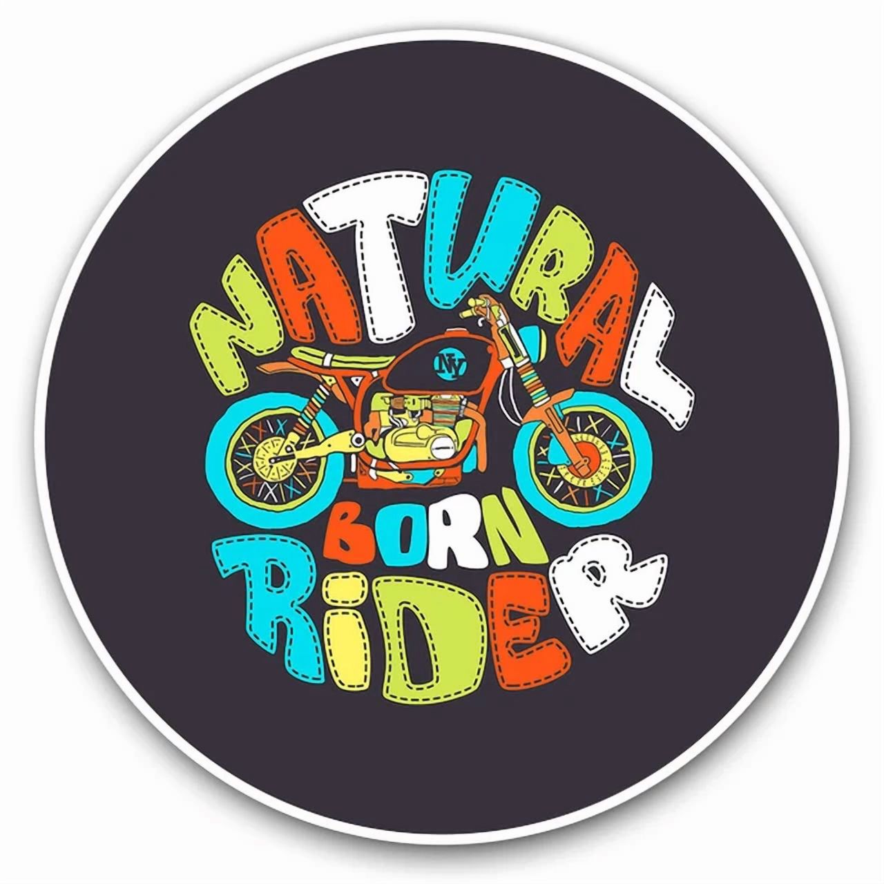 DOPASTICKER Motorbike Bik.Er Bik.E Mens Quote Cool Gift Decorative ...