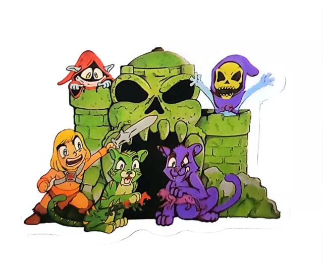 DOPASTICKER Motu Masters Of The Universe He-Man Skeletor Grayskull ...