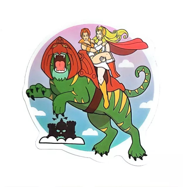 DOPASTICKER Motu Masters Of The Universe She-Ra Teela Grayskull Sticker ...