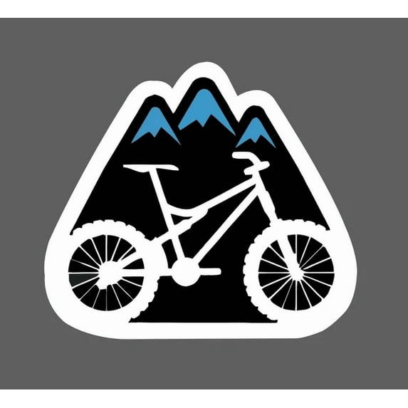 DOPASTICKER Mountain Biking Sticker Trails Sticker Phone Sticker, Latop ...