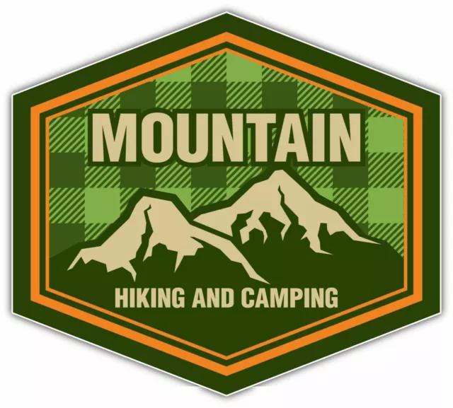 DOPASTICKER Mountain Hiking Camping Climbing Car Window Sticker Decal ...