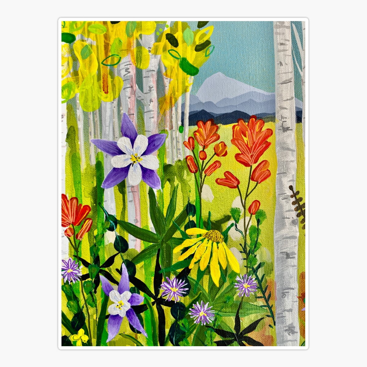 DOPASTICKER Mountain Home Detail Sticker, Phone Sticker Car Stickers ...