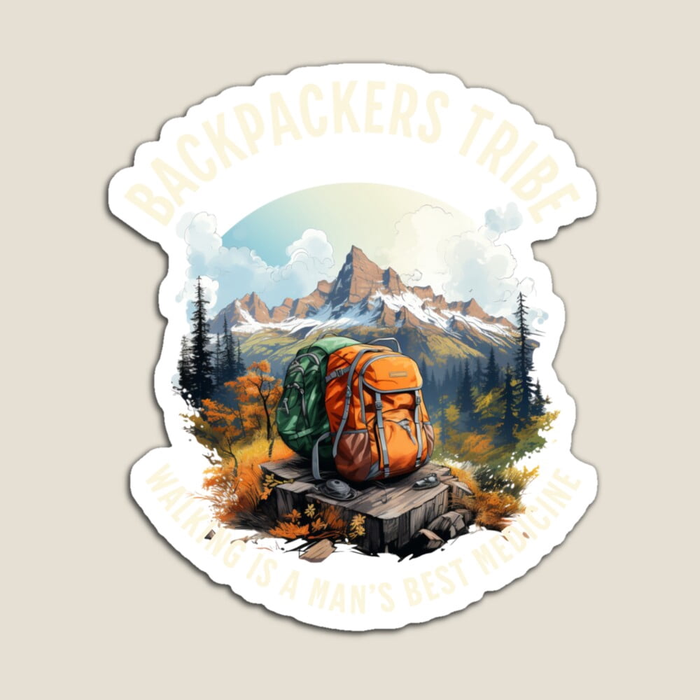 DOPASTICKER Mountains Are Calling Hiking Boot Wilderness Territory ...