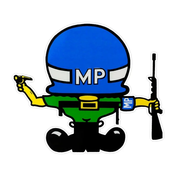 DOPASTICKER Mp Large Sticker Military Soldier Decal Phone Decal Water ...