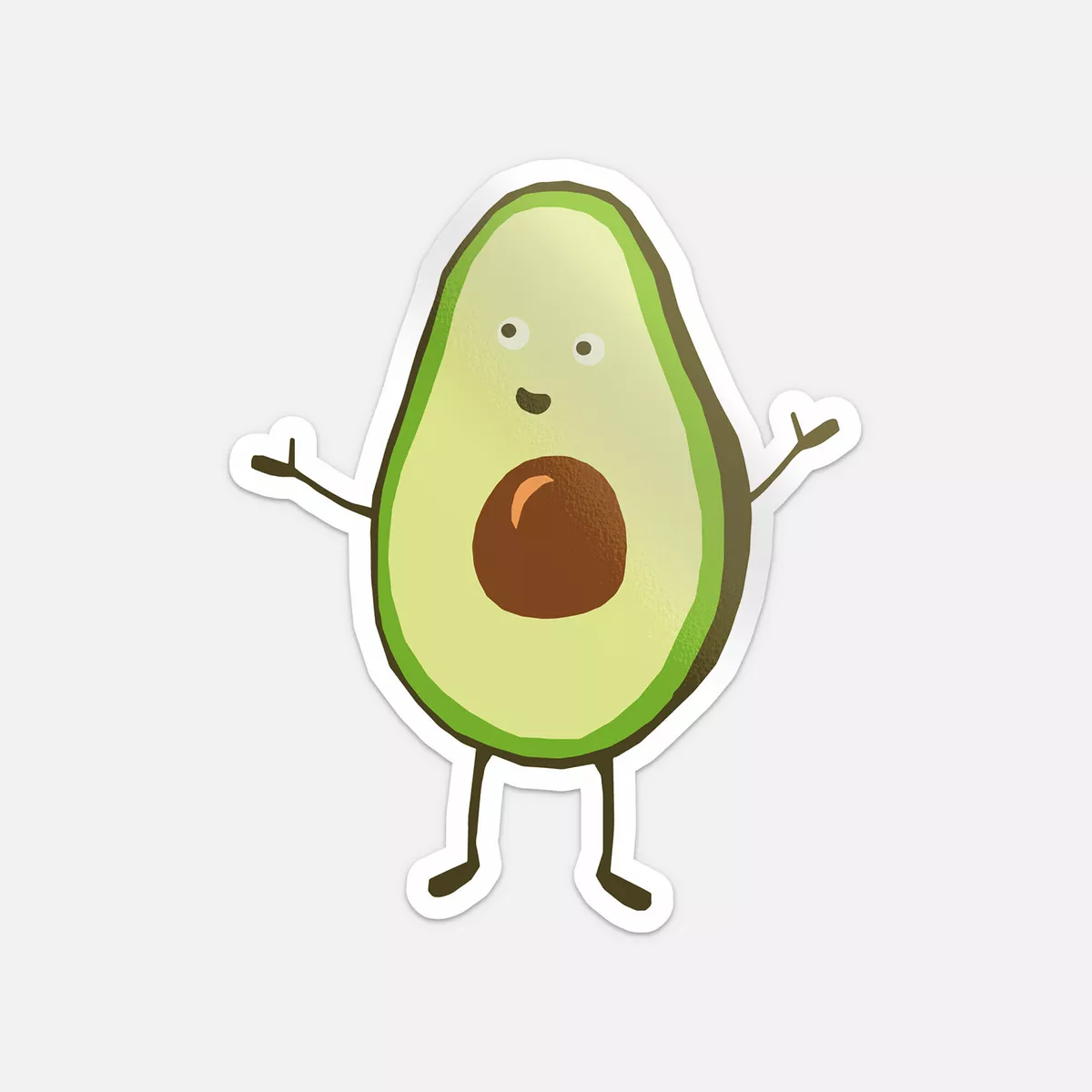 DOPASTICKER Mr Avocado Car Bumper Sticker Waterproof Sticker For Water ...