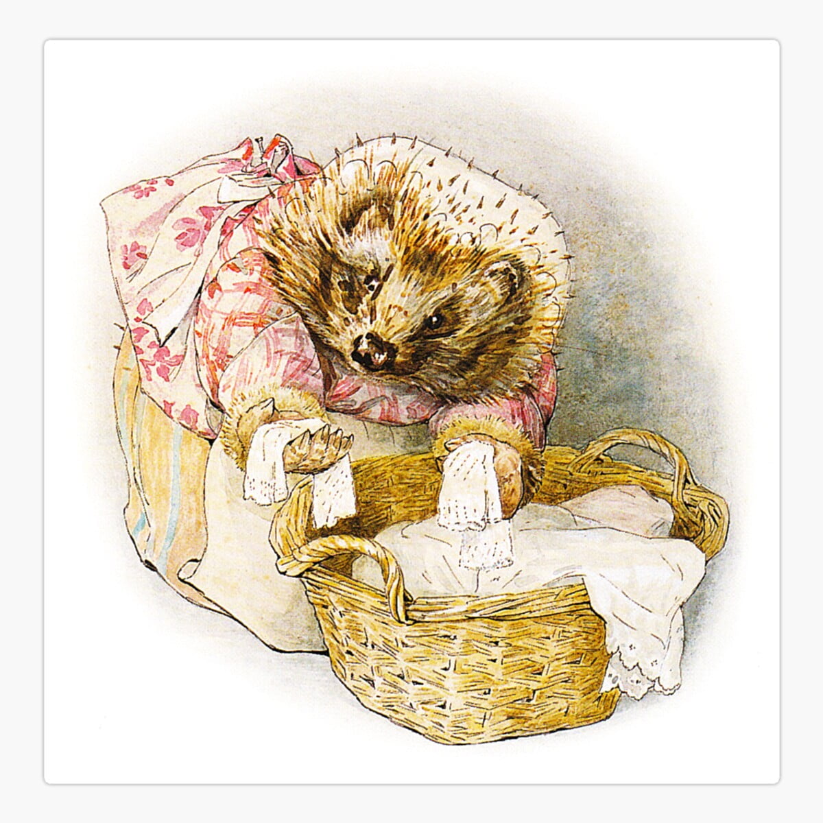 DOPASTICKER Mrs. Tiggy Winkle, Beatrix Potter Sticker, Phone Sticker ...