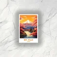 DOPASTICKER Mt Fuji Travel Sticker, Japan Wall Art, Landscape Travel ...