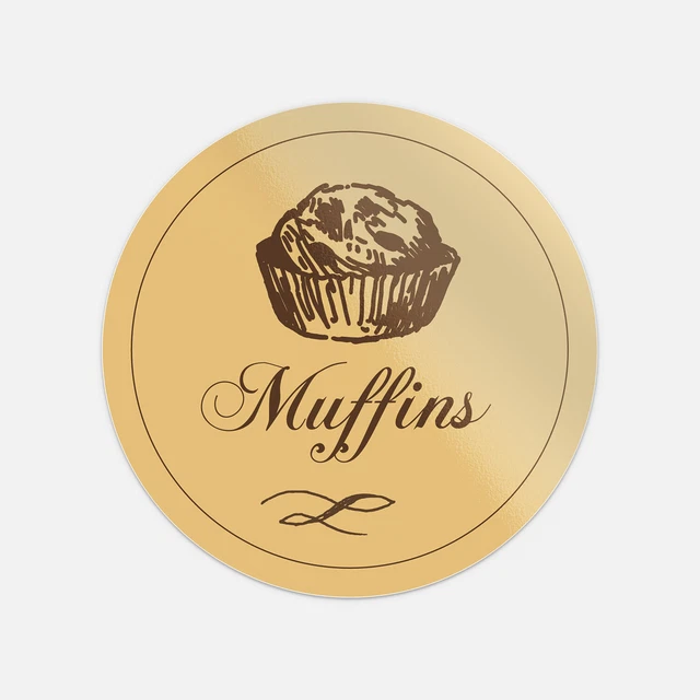 DOPASTICKER Muffins Product Sticker Phone Decal Water Bottle Stickers ...
