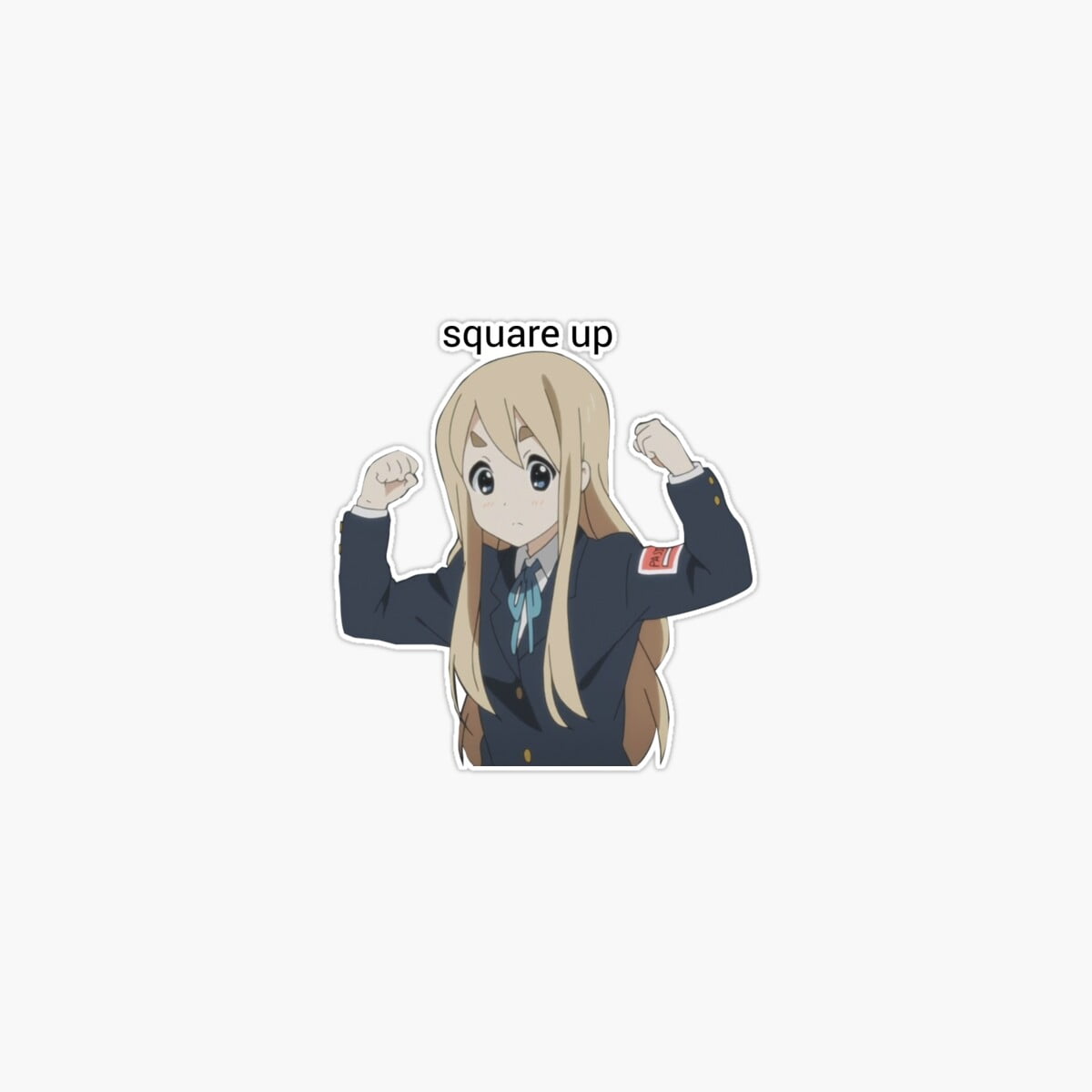 DOPASTICKER Mugi Square Up Sticker, Phone Sticker Car Stickers ...