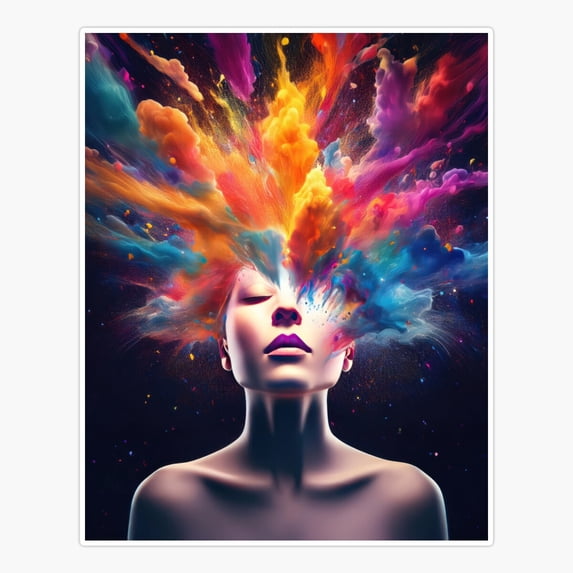 DOPASTICKER Multipolar Explosion Sticker, Phone Sticker Car Stickers ...