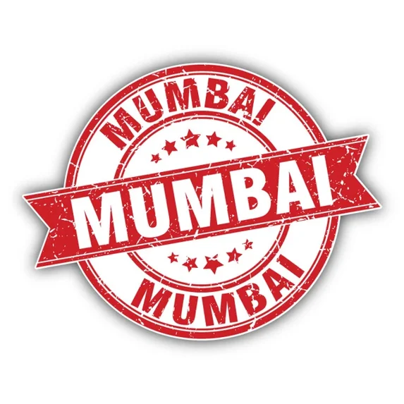 DOPASTICKER Mumbai Travel Grunge Rubber Car Sticker Phone Decal Water ...