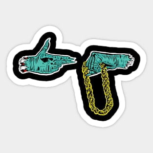 DOPASTICKER Mummy Hand Gives Decorative Laptop, Phone Stickers ...