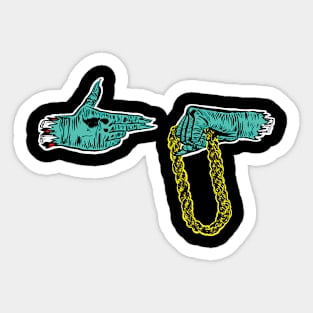 DOPASTICKER Mummy Hand Gives Decorative Laptop, Phone Stickers ...