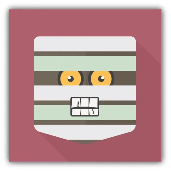 DOPASTICKER Mummy Head Hal.Low.Een Cartoon Car Sticker Phone Water ...