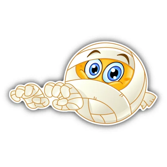 DOPASTICKER Mummy Smile Sticker Decal Phone Decal Water Bottle Stickers ...