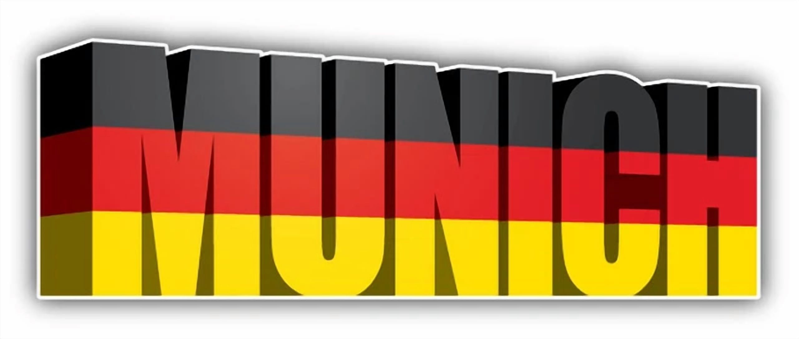DOPASTICKER Munich Germany Car Sticker Phone Decal Water Bottle ...