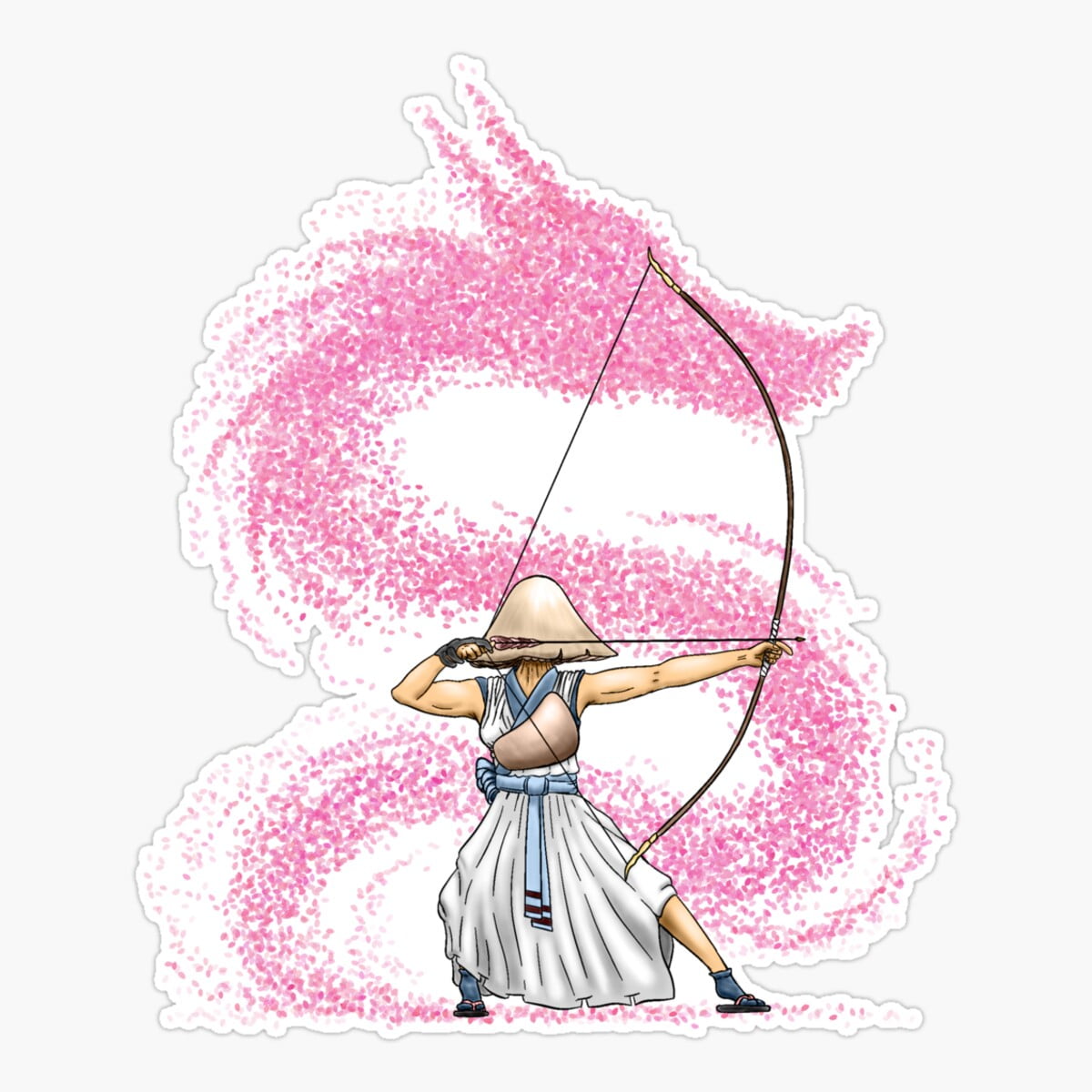 DOPASTICKER Mush Blossom Archer Sticker, Phone Sticker Water Bottle ...