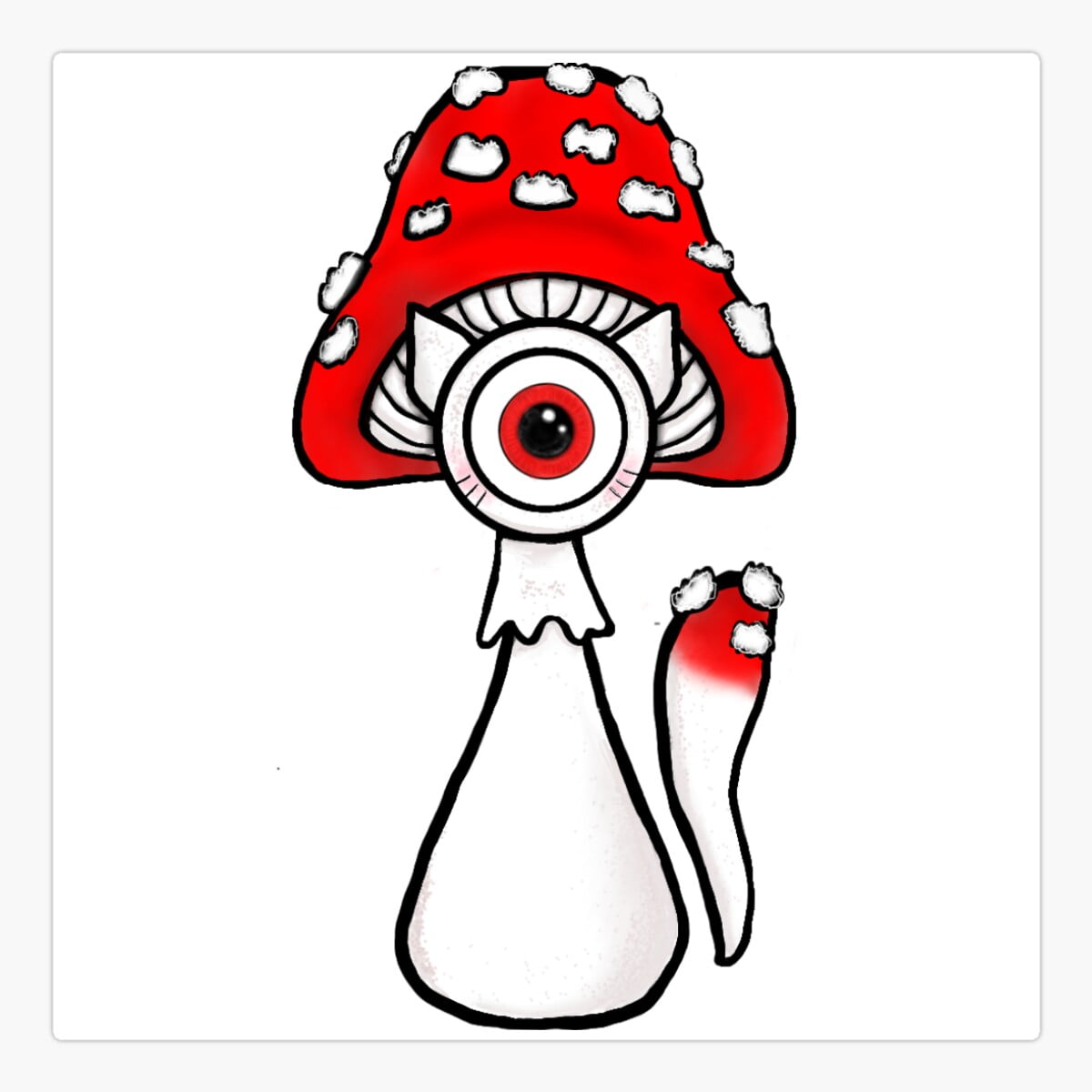 DOPASTICKER Mushkitts Redboi Sticker, Phone Sticker Car Stickers ...