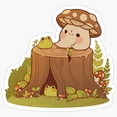 DOPASTICKER Mushroom And Frogs Meeting Perfect Gift Everyone Phone ...