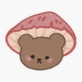 DOPASTICKER Mushroom Bear Sticker, Phone Sticker Water Bottle Sticker ...