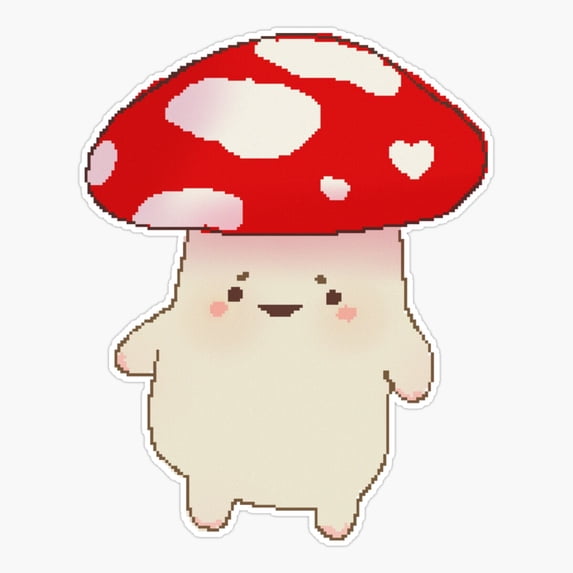 DOPASTICKER Mushroom Pal Sticker, Phone Sticker Car Stickers, Birthday ...
