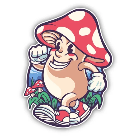 DOPASTICKER Mushroom Sticker Phone Decal Water Bottle Stickers, Cars ...
