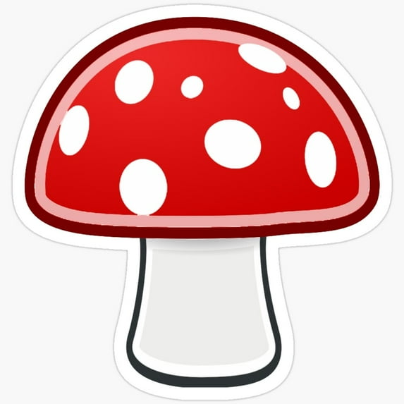 DOPASTICKER Mushroom Toadstool Gift You, Phone Sticker, Latop Sticker ...