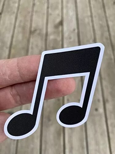 DOPASTICKER Music Note Sticker Phone Decal Water Bottle Stickers, Cars ...