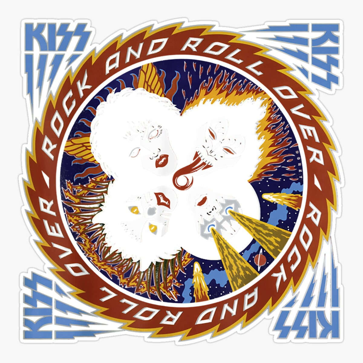 DOPASTICKER Music Retro Band Metal Cool Gift Sticker, Phone Sticker Car ...