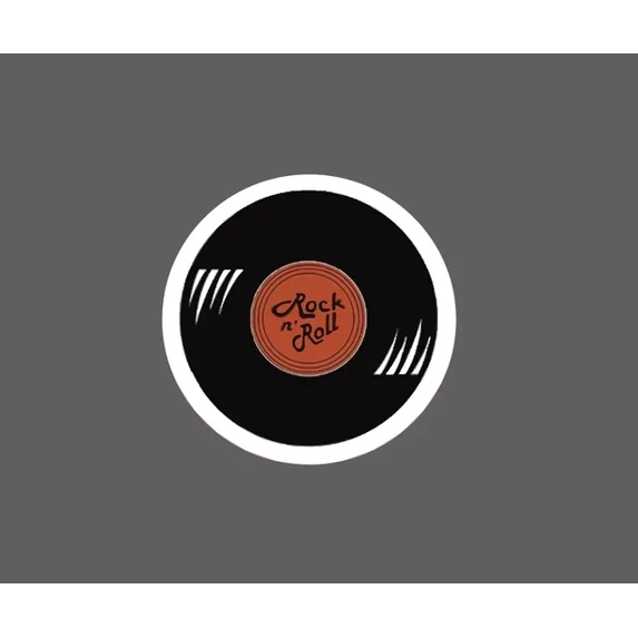 DOPASTICKER Music Sticker Record Sticker Phone Sticker, Latop Sticker ...