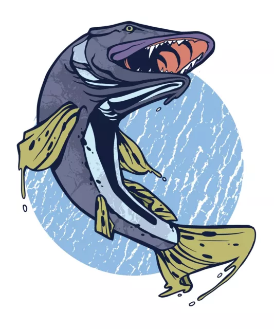 DOPASTICKER Muskie Sticker Fishing Fresh Water Fly Musky Hunter Angler ...