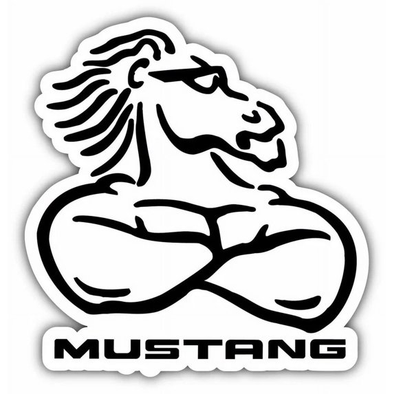DOPASTICKER Mustang Car Window Sticker Decal Phone Decal Water Bottle ...