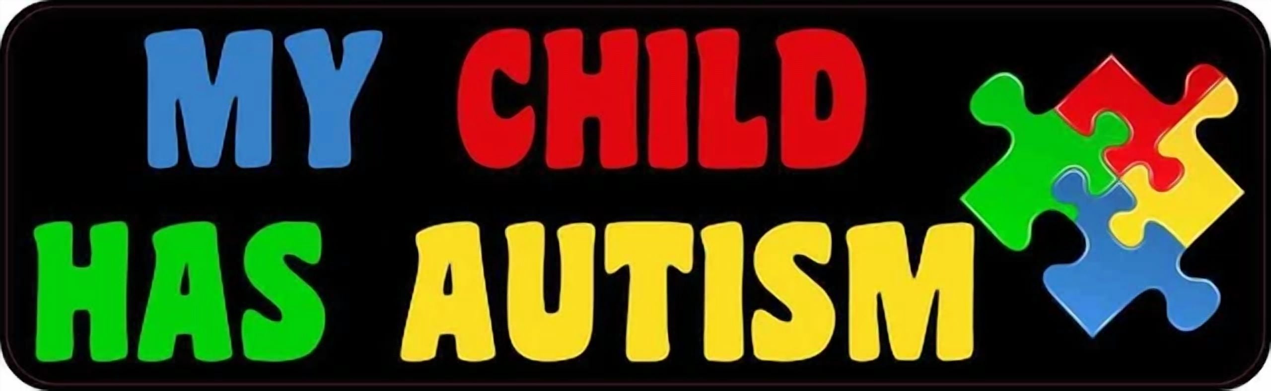 DOPASTICKER My Child Has Autism Sticker Phone Sticker, Latop Sticker ...