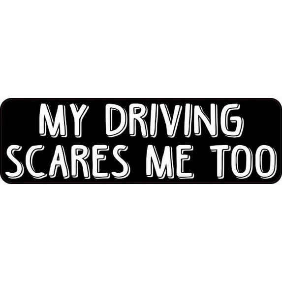 DOPASTICKER My Driving Scares Me Too Driving Sticker Phone Sticker ...