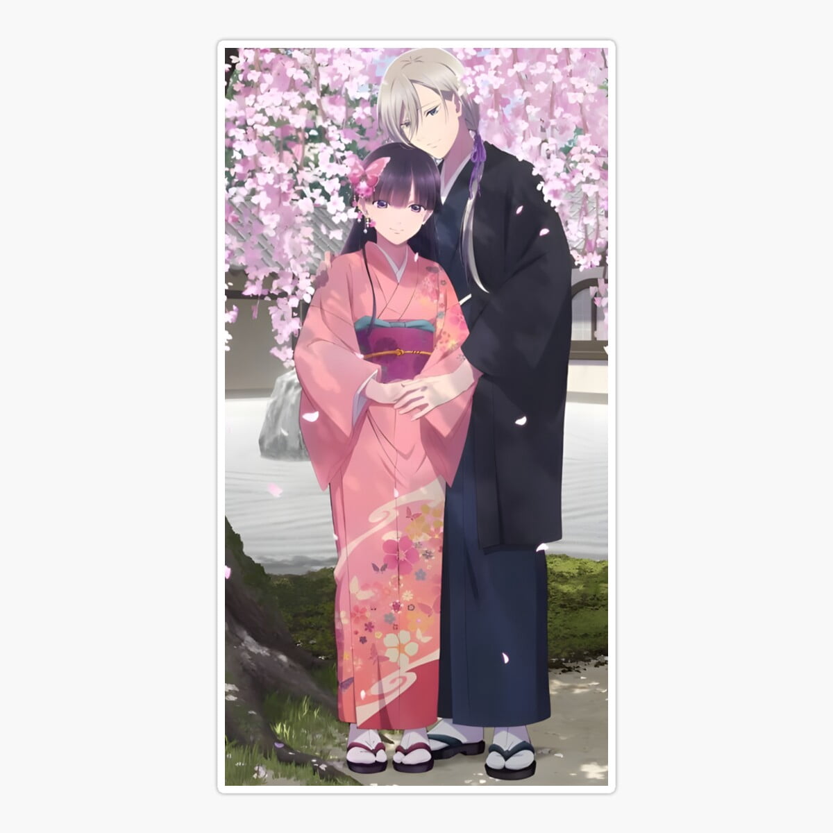 DOPASTICKER My Happy Marriage Love In Japan In Kimono Sticker, Phone ...
