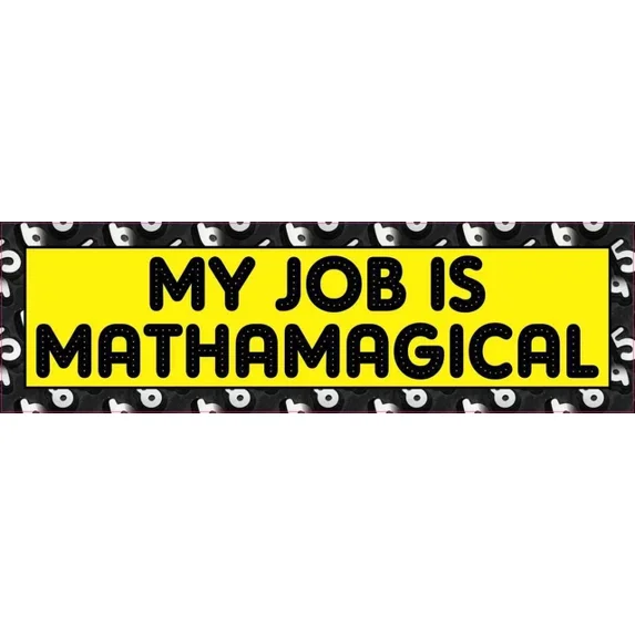 DOPASTICKER My Job Is Mathamagical Sticker Phone Sticker, Latop Sticker ...